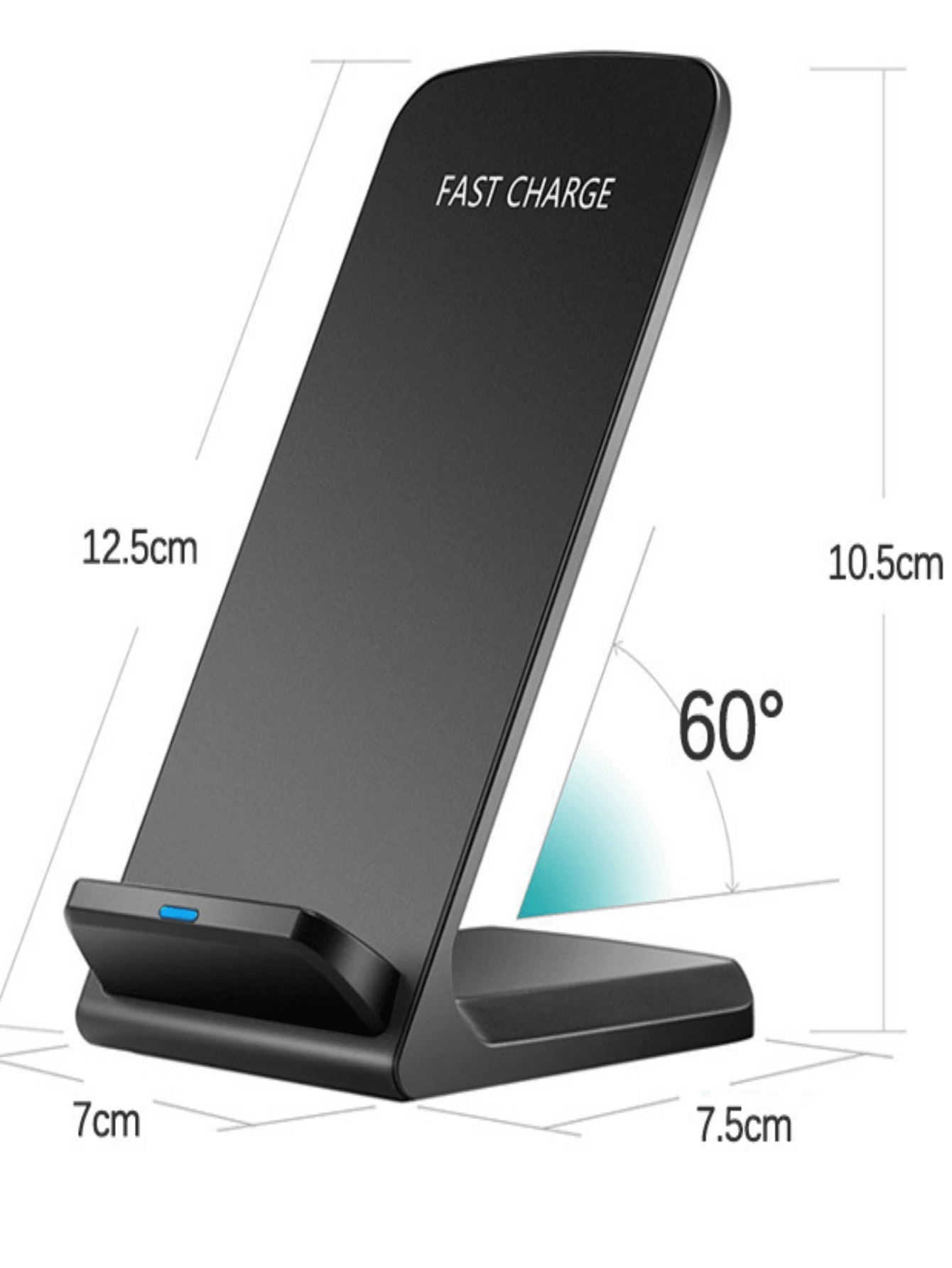 Q740 15w Vertikaler Schnellladeständer Für Drahtlose Ladegeräte Mit Dualspulen | aktuelle Trends ...