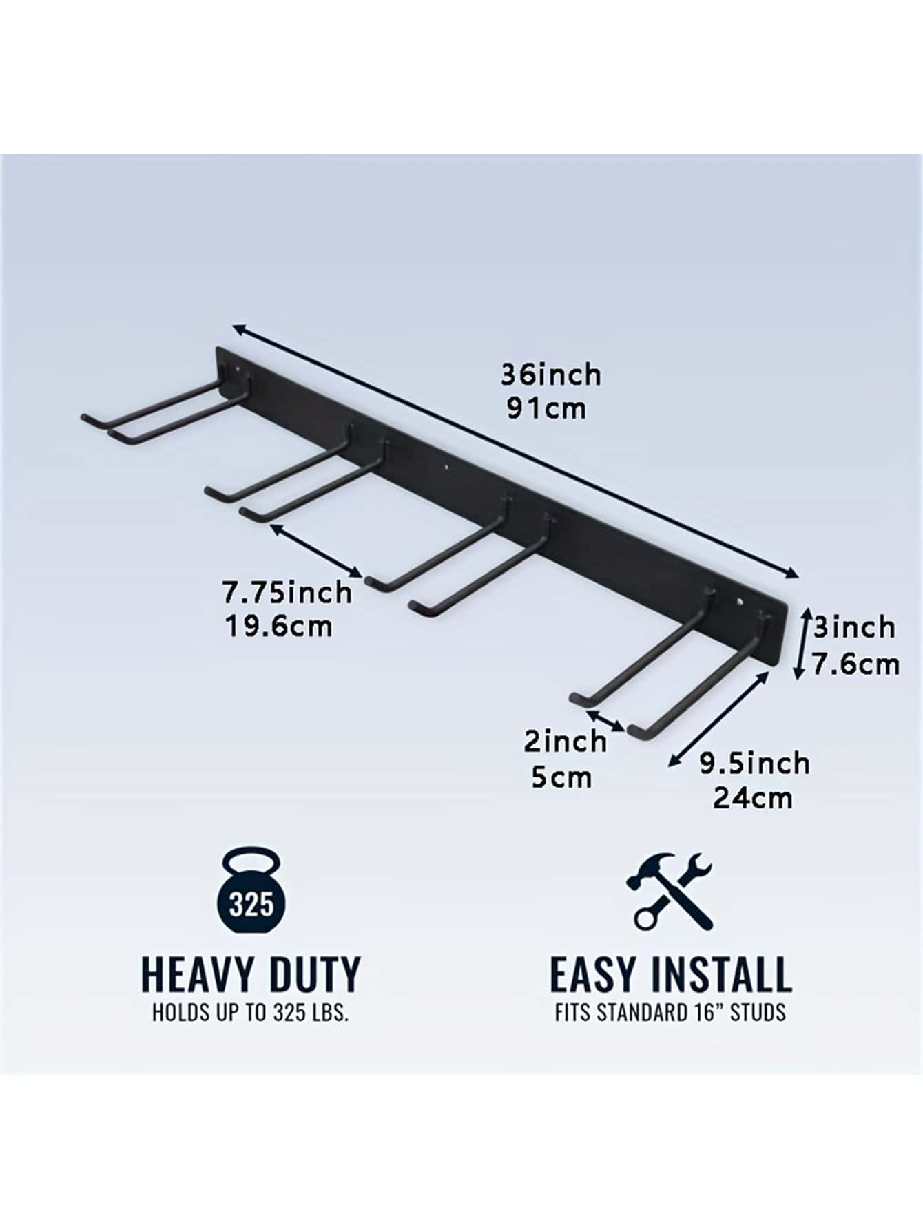Garage Garden Tool Organizer Wall Mount, Garage Organization and ...
