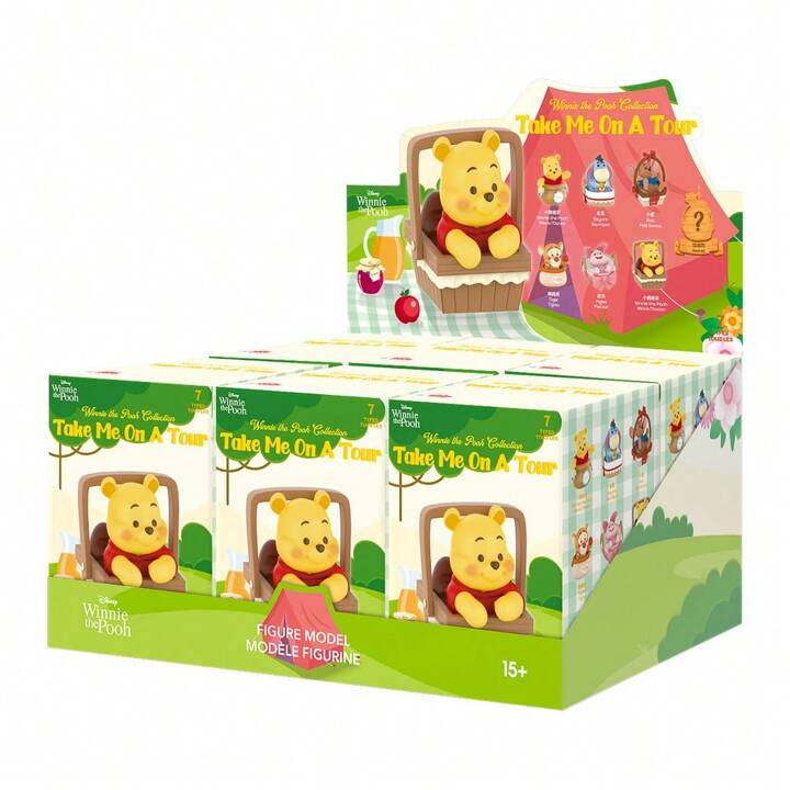 Miniso Winnie The Pooh Series Take Me On A Trip Themed Figure Blind Box ...