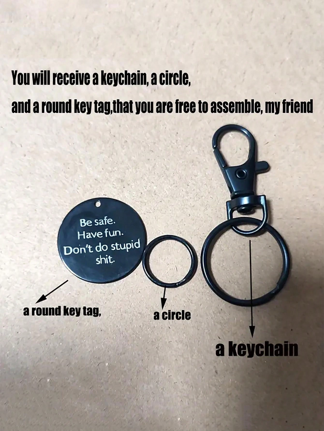 Custom Engraved Keychain: Unleash Thrills Responsibly with this Safe ...