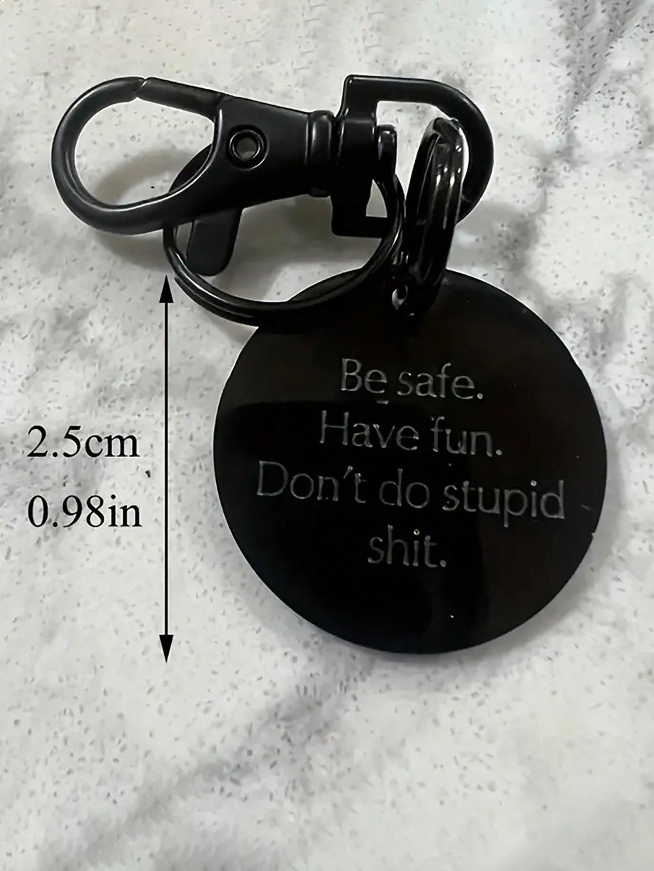Custom Engraved Keychain: Unleash Thrills Responsibly with this Safe ...