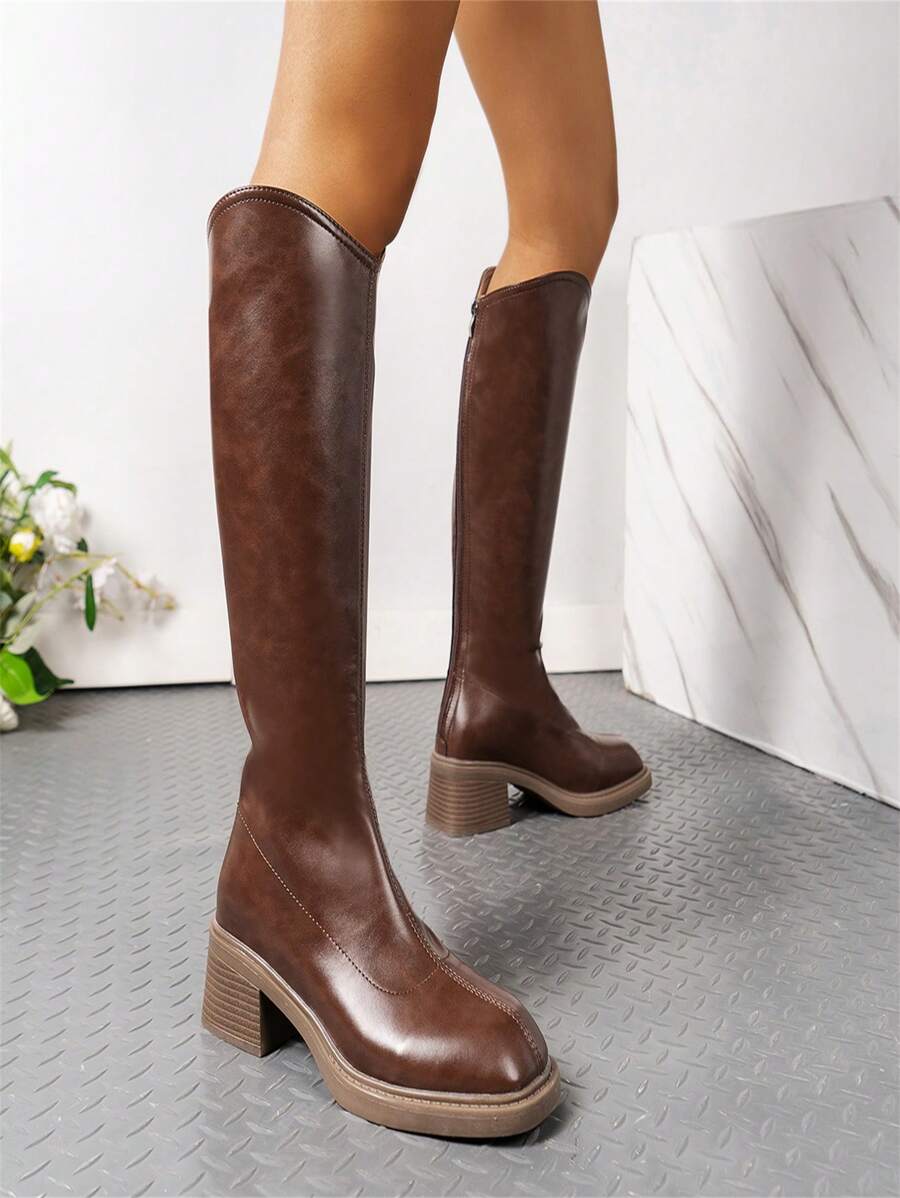 Women's High-cut Boots For Thick Legs, With Wide Circumference & Knight ...
