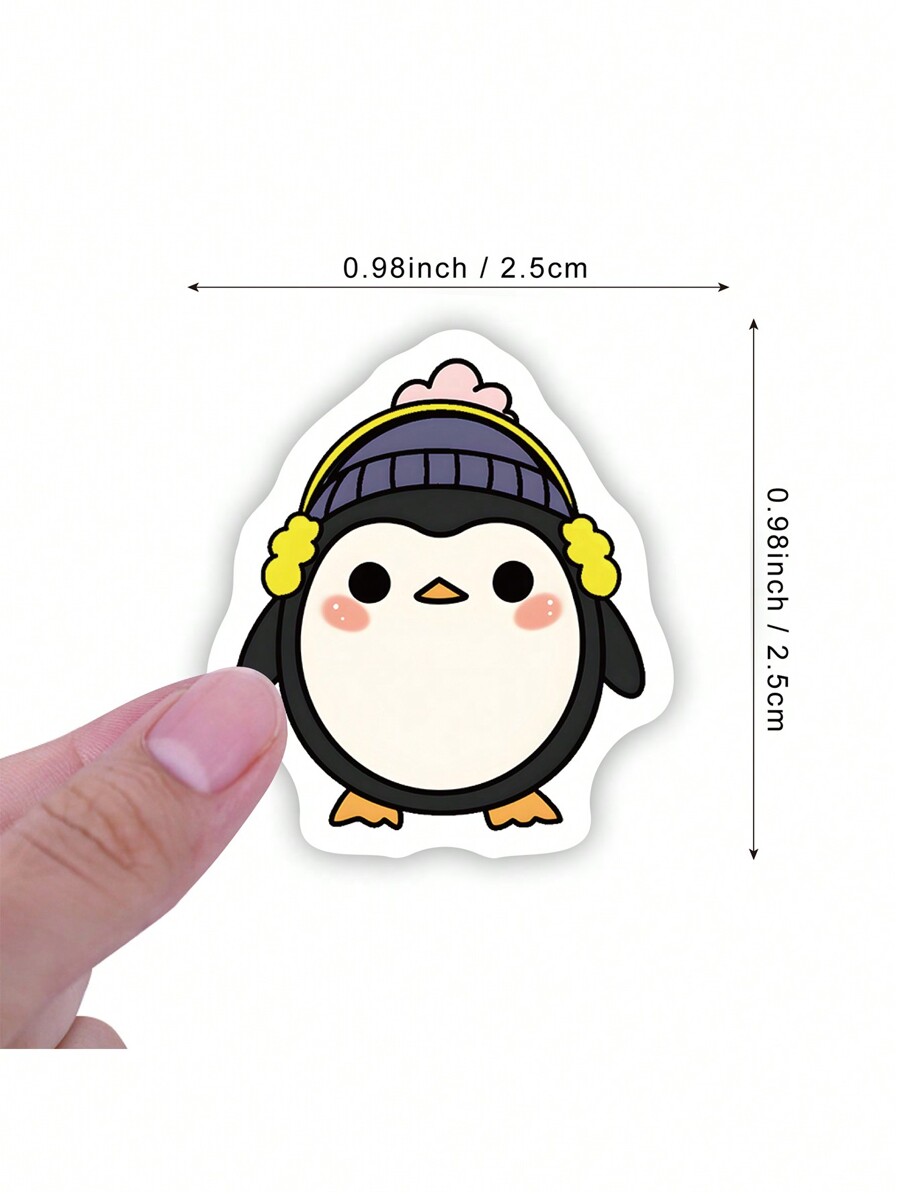 500PCS Penguin Stickers Roll Vinyl Stickers for Scrapbook,Journaling,Laptop,Bumper,Skateboard ...