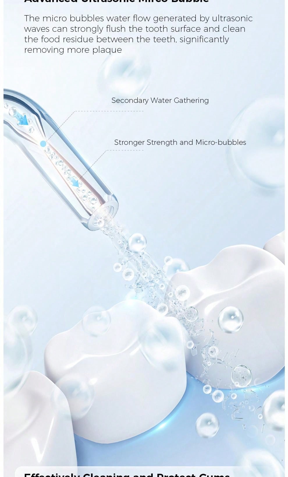 ShineSense Oral Irrigator For Teeth Tartar Remove, Dental Water Power ...