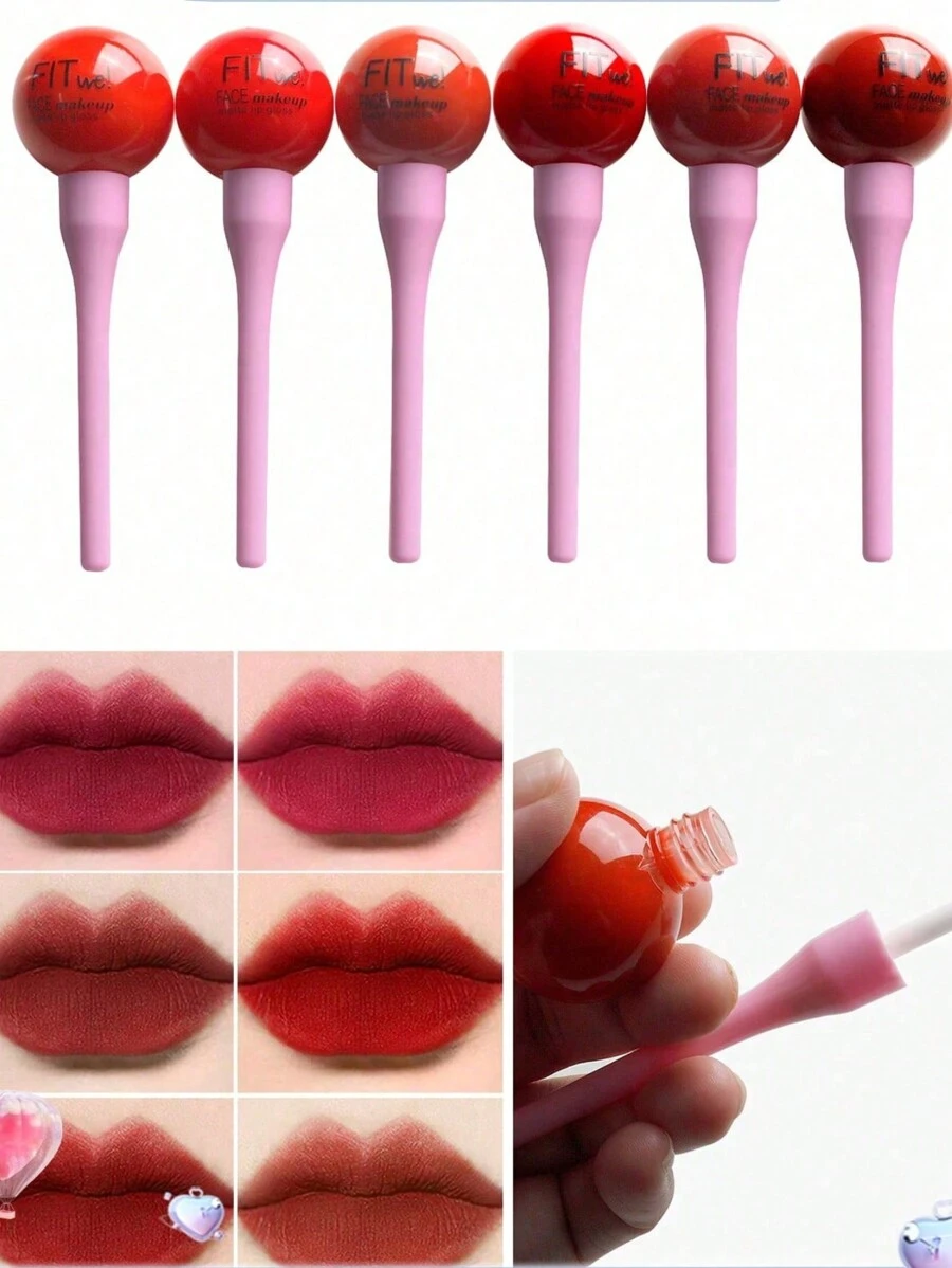 Lip Glosses Pack Of 6: Moisturizing And Facial Gloss Lipstick, Makeup ...