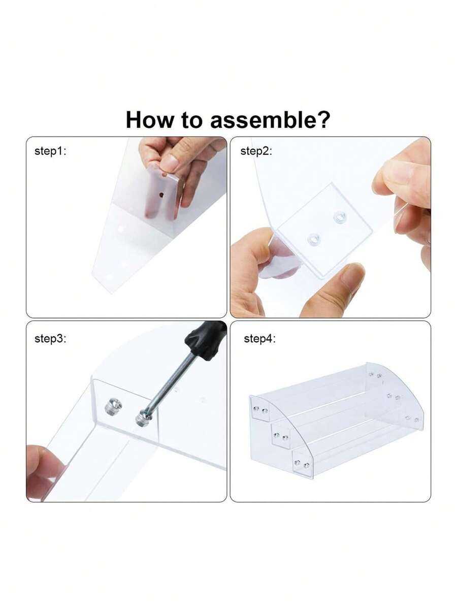 Clear Acrylic Nail Polish Display Stand, Multilayer Plastic Mask Stand ...