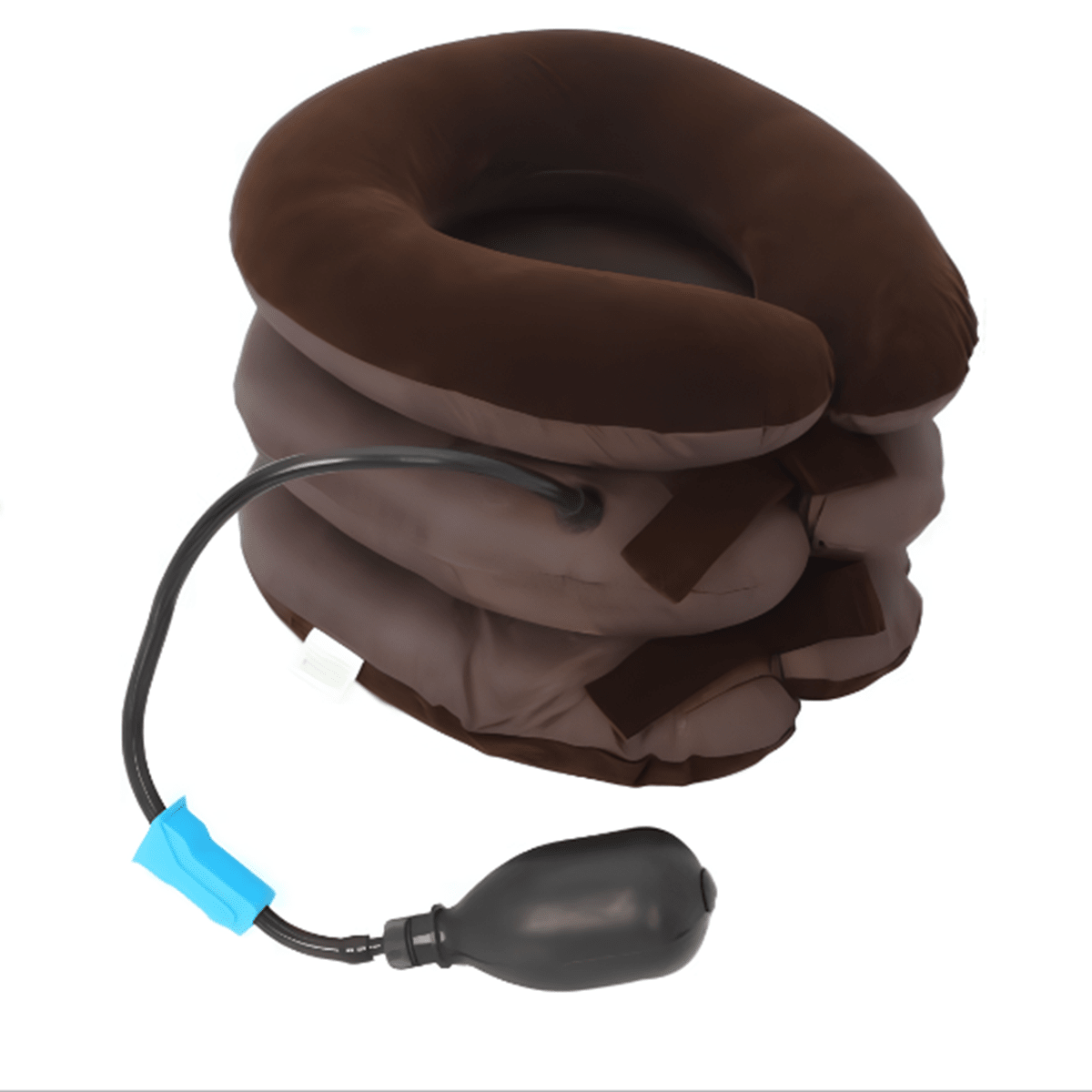 1pcs Cervical traction with velvet cervical traction device, inflatable ...