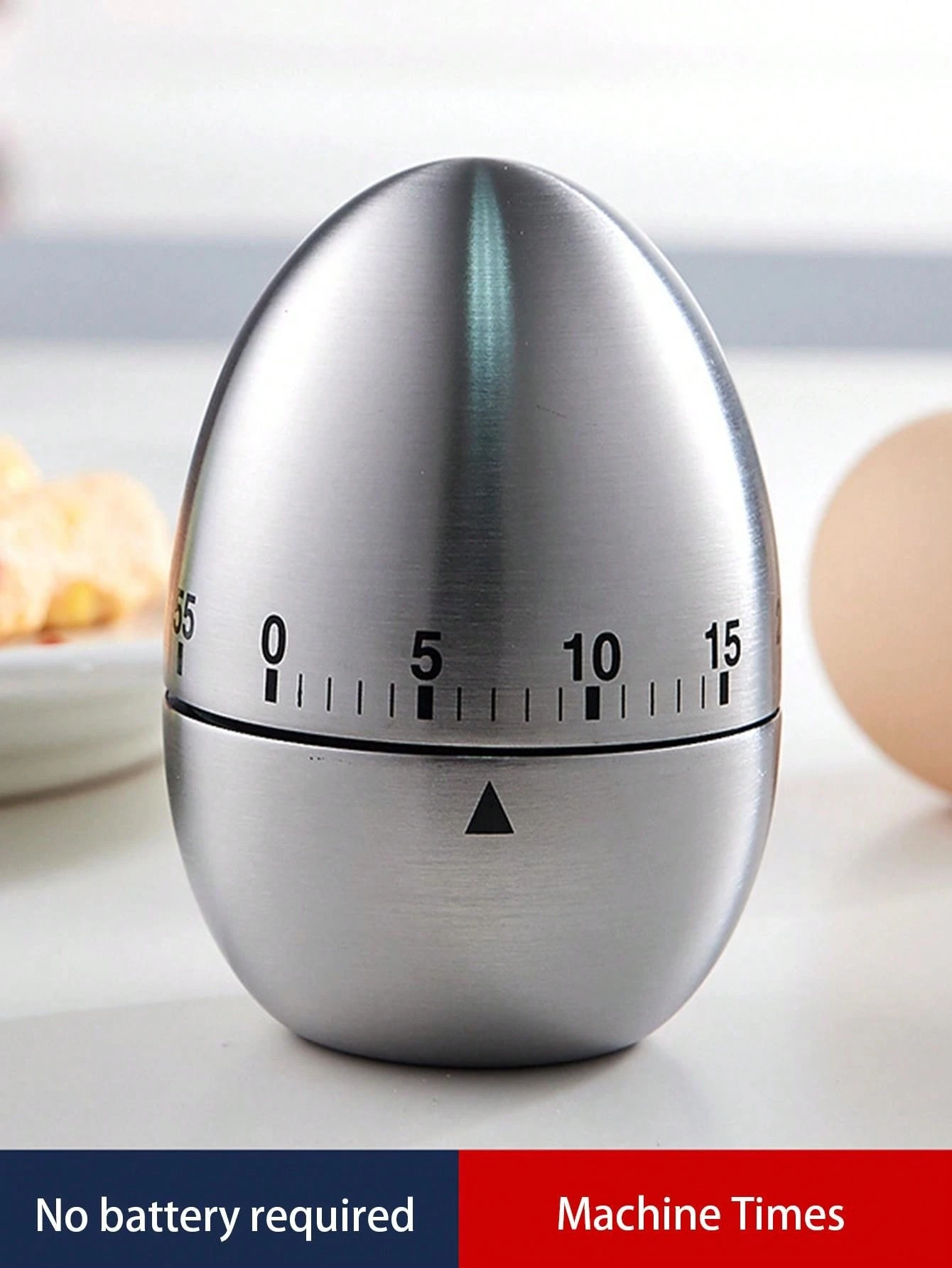 Stainless Steel Kitchen Timer Clock Cooking Reminder, With Mechanical ...