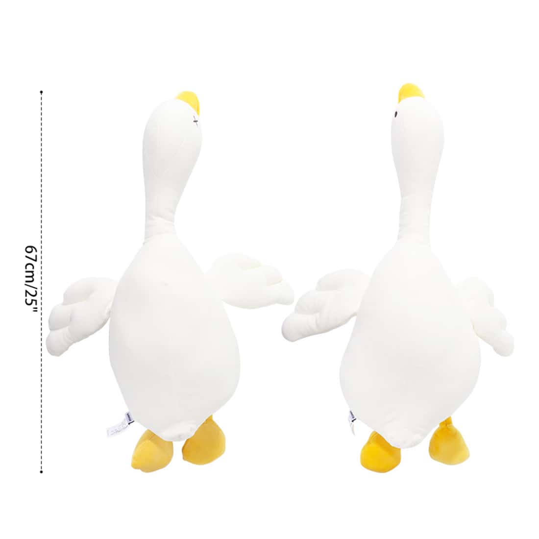 Miniso Big Closed Eyes Duck Plush Doll,Pillow Cute Cartoon Toy Birthday ...