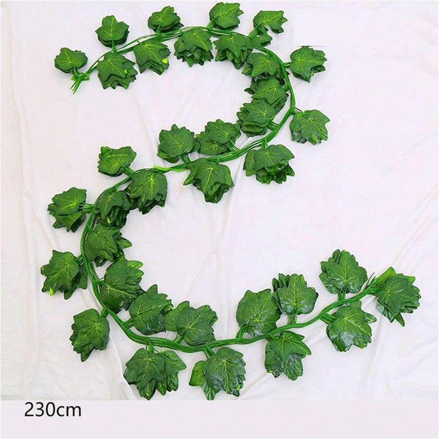 12 Packs Of Artificial Grape Vines, 36 Leaves/strip, Artificial Green ...