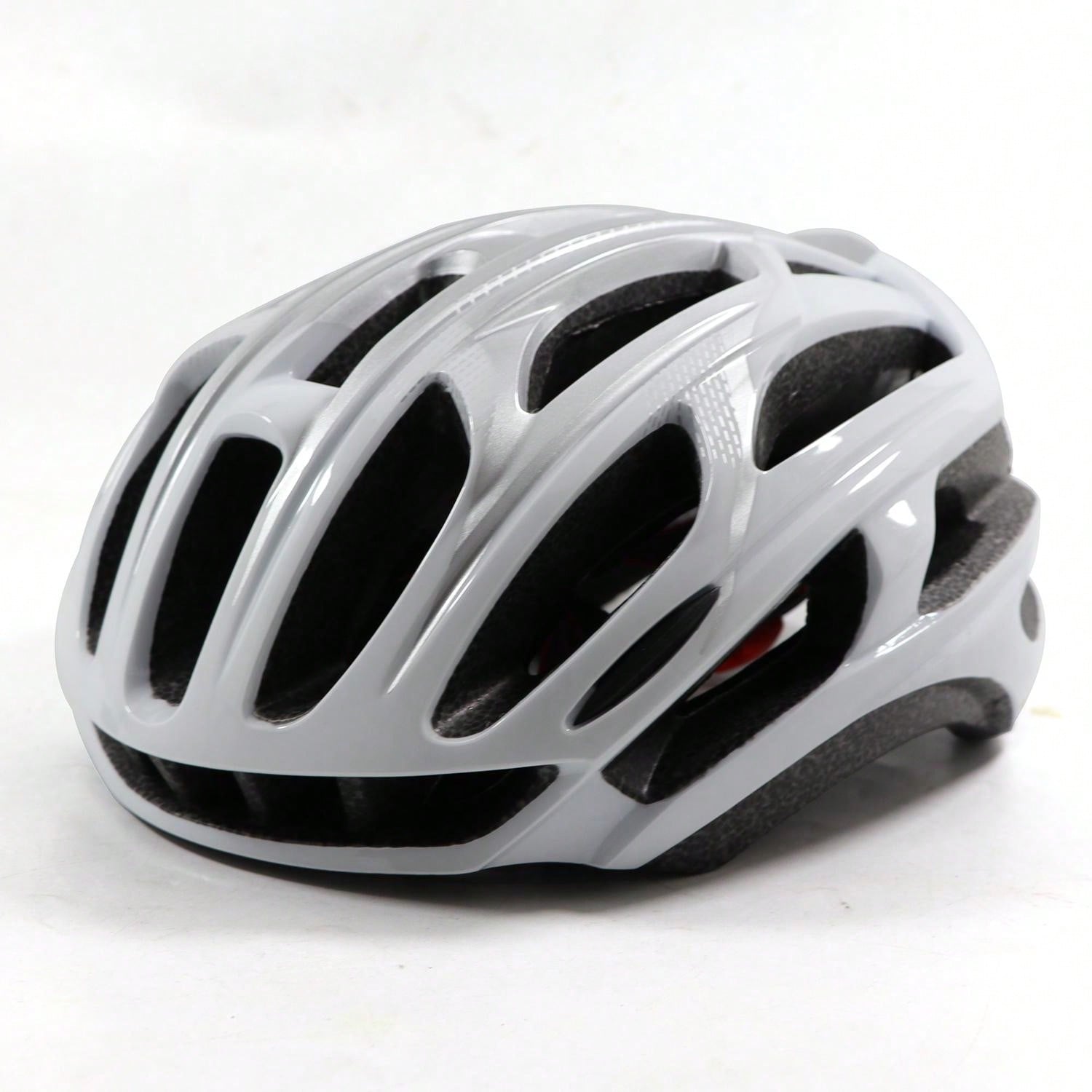 White Racing Helmet Ultra-light Unisex Bike Helmet Molded Integrated ...