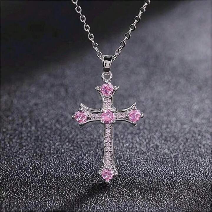 Cross necklace shein store