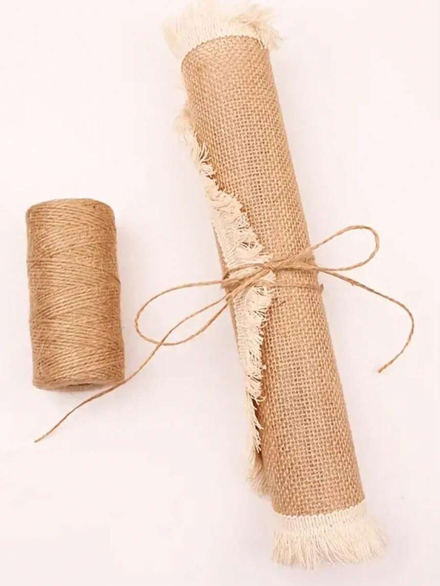 100m Pink & White Gift Wrapping Rope, Ribbon, Packaging Ribbon, Gift ...