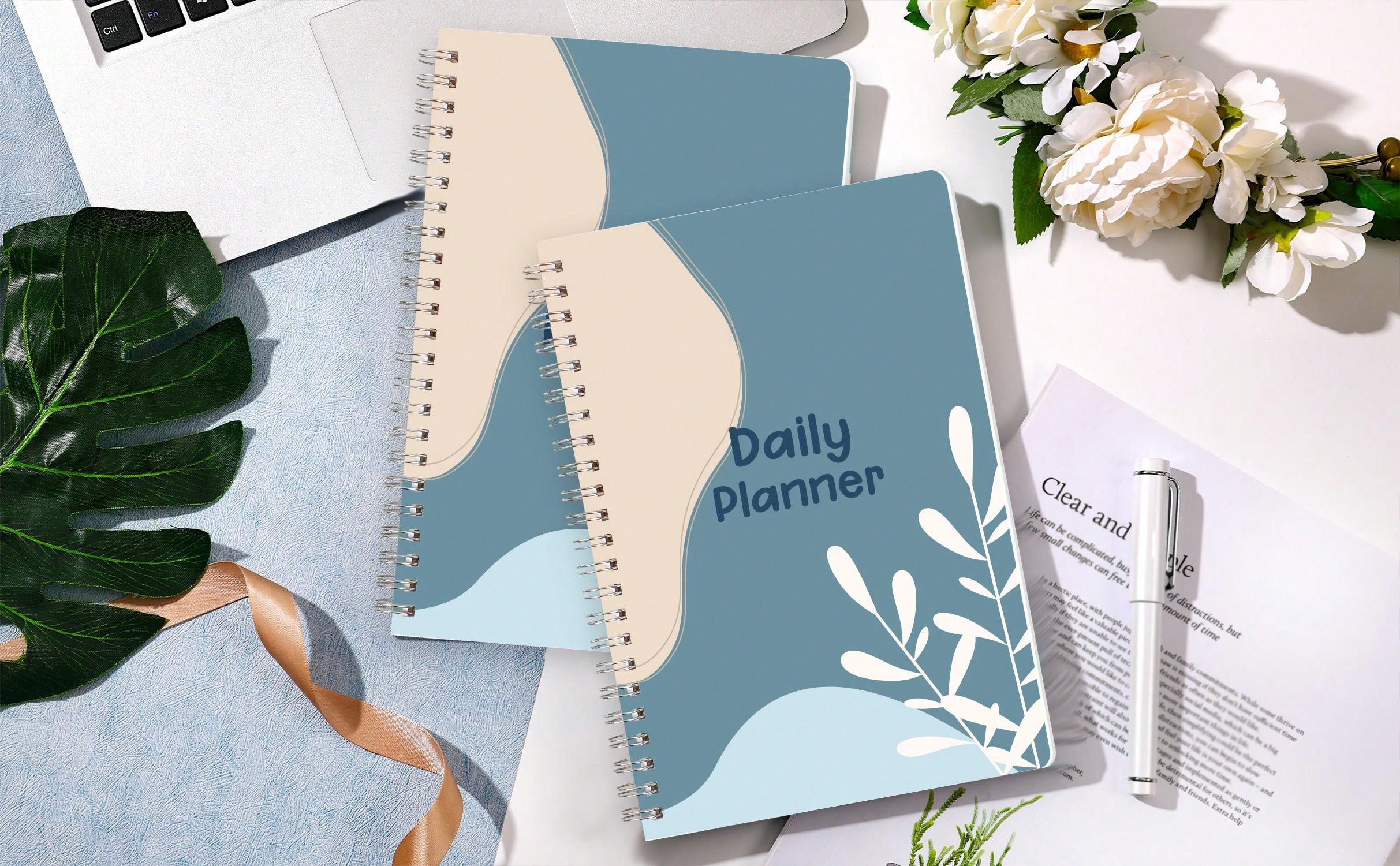 Daily Planner Notebook - Spiral Bound To Do List Tracker,Undated To Do ...