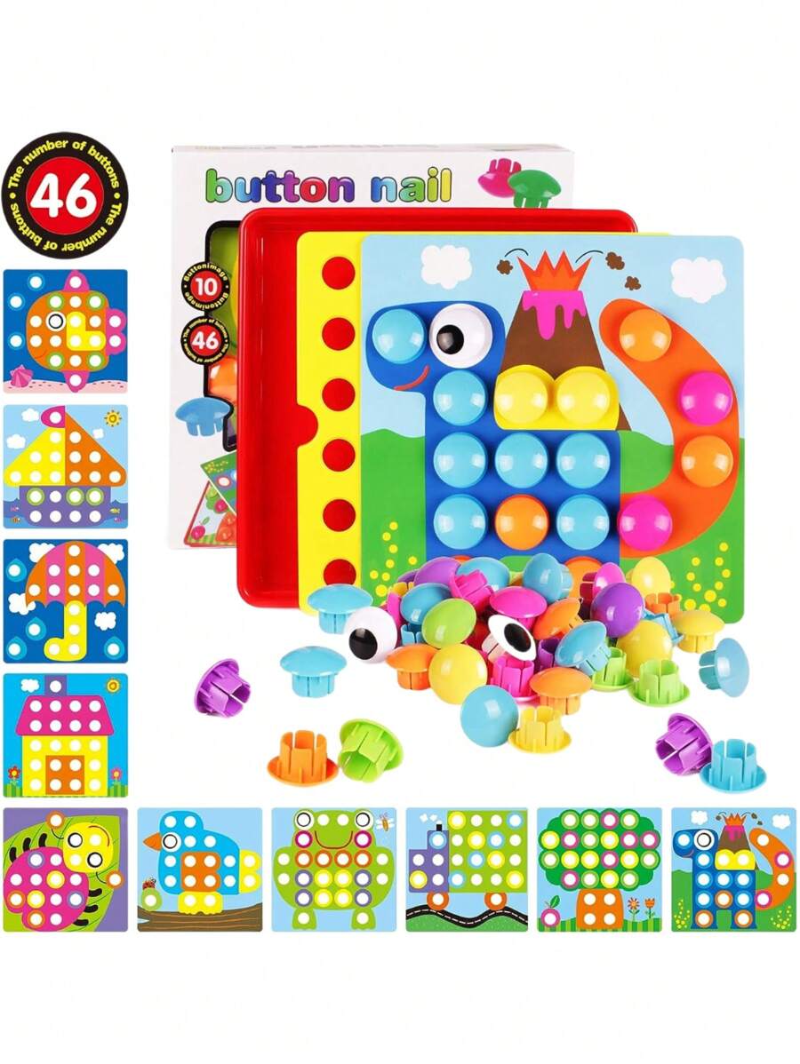 1 Piece Mushroom Hanging DIY Early Learning Jigsaw Puzzle Jigsaw Toys ...