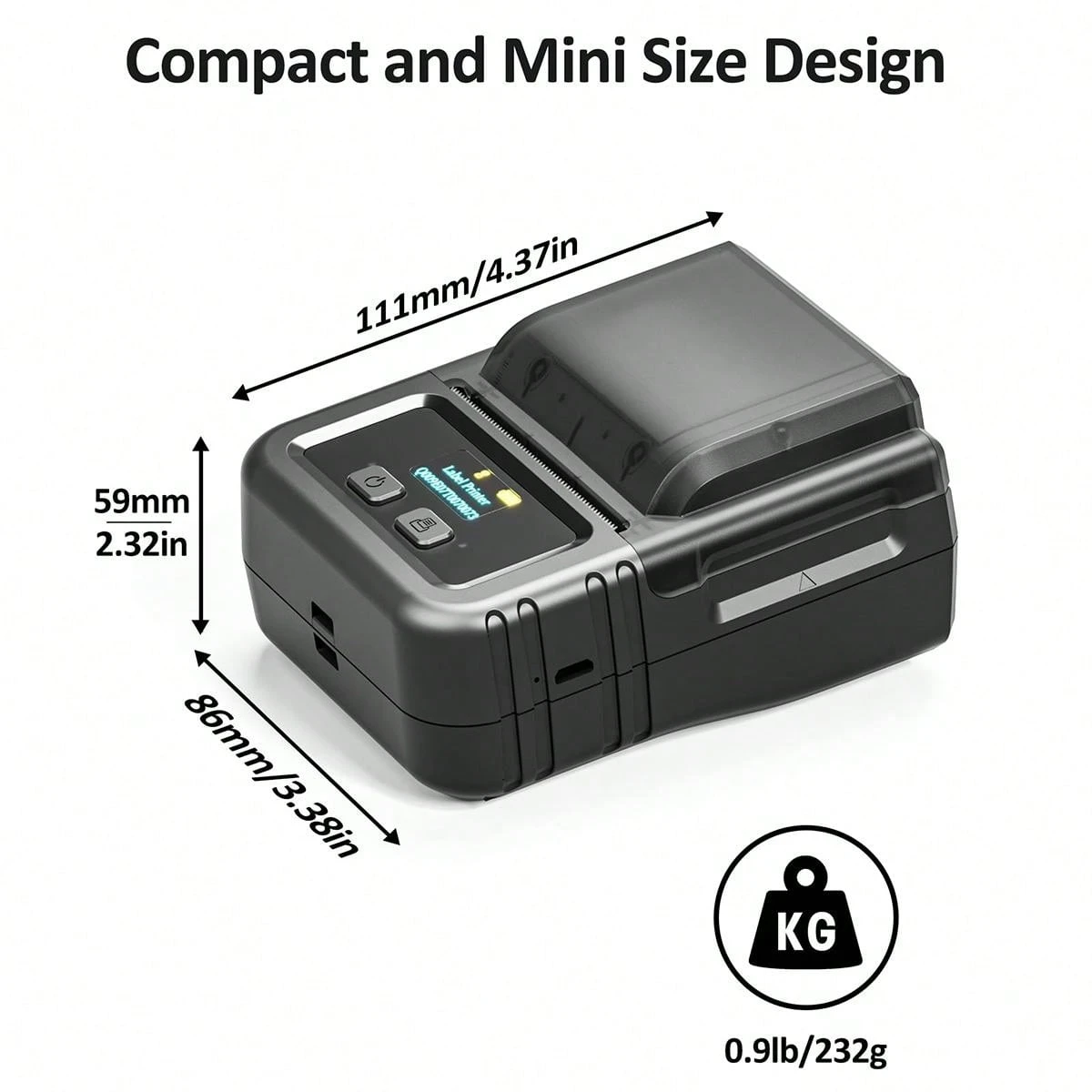 M120 Label Printer - Bluetooth Thermal Label Printing Machine For ...