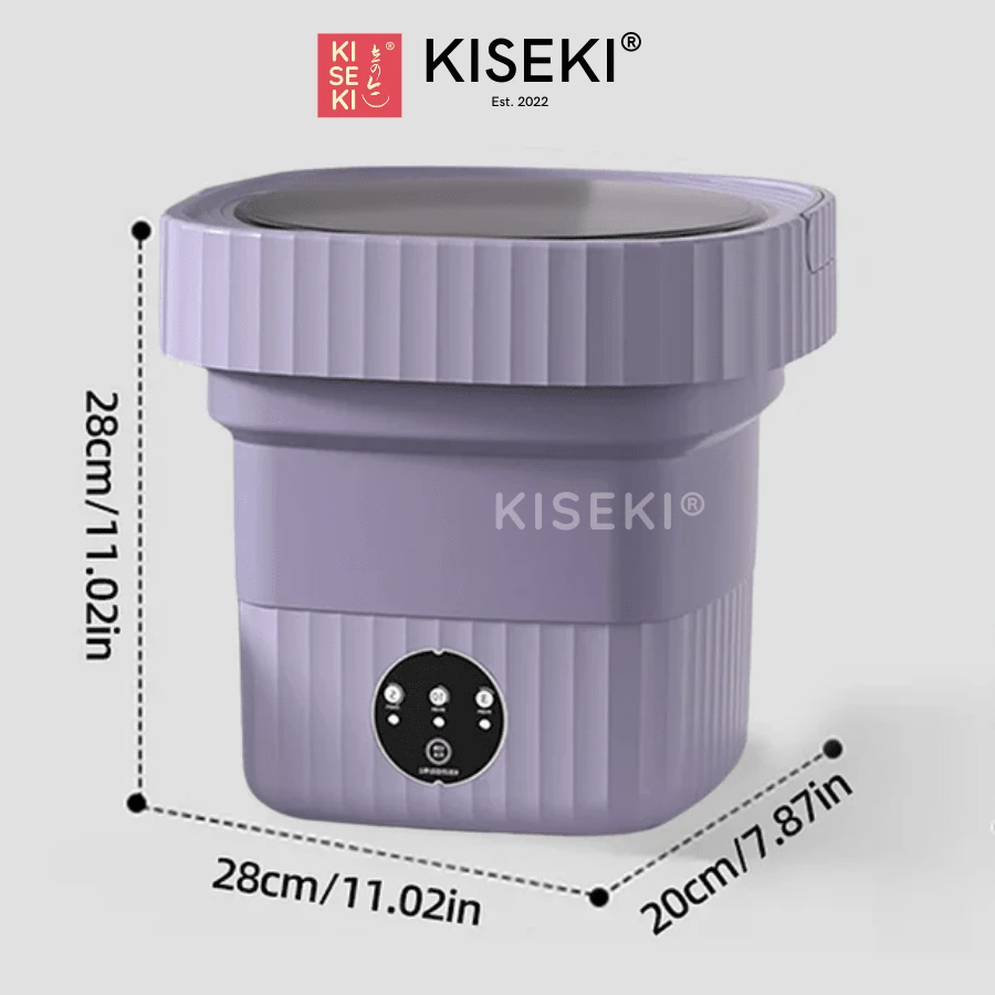 Portable Folding Washing Bucket Mini Compact Washing Machine With UV ...