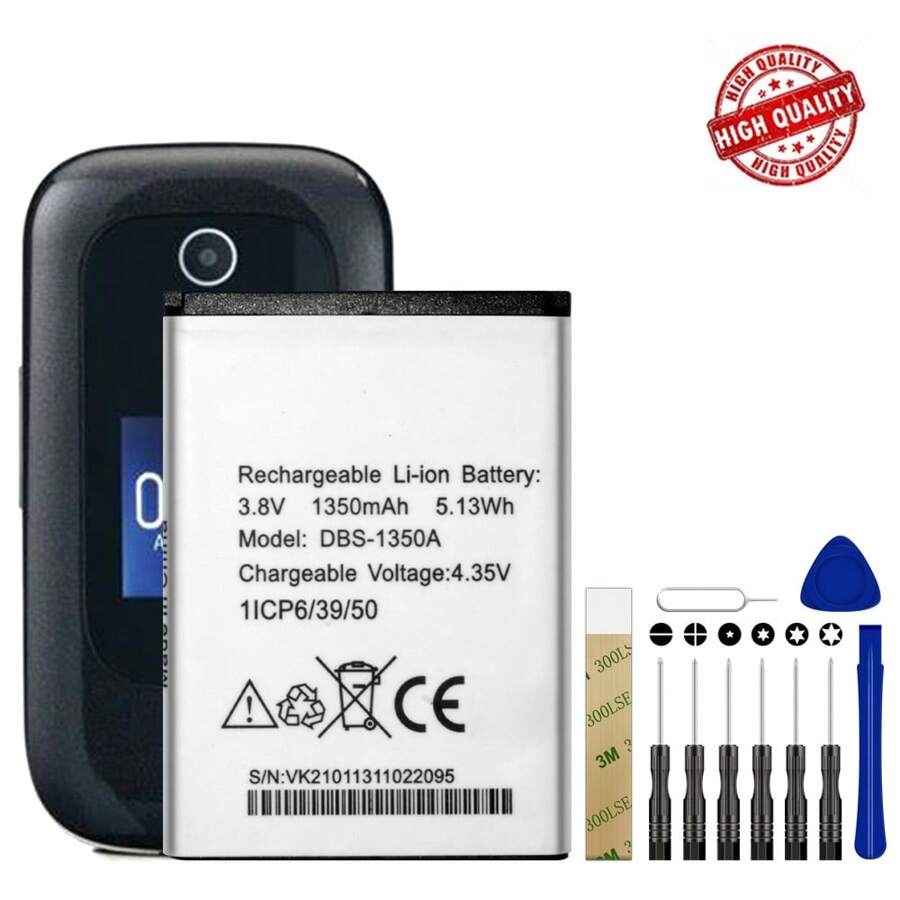 DBS-1350A Replacement Battery for Consumer Cellular Doro 7050 Flip ...