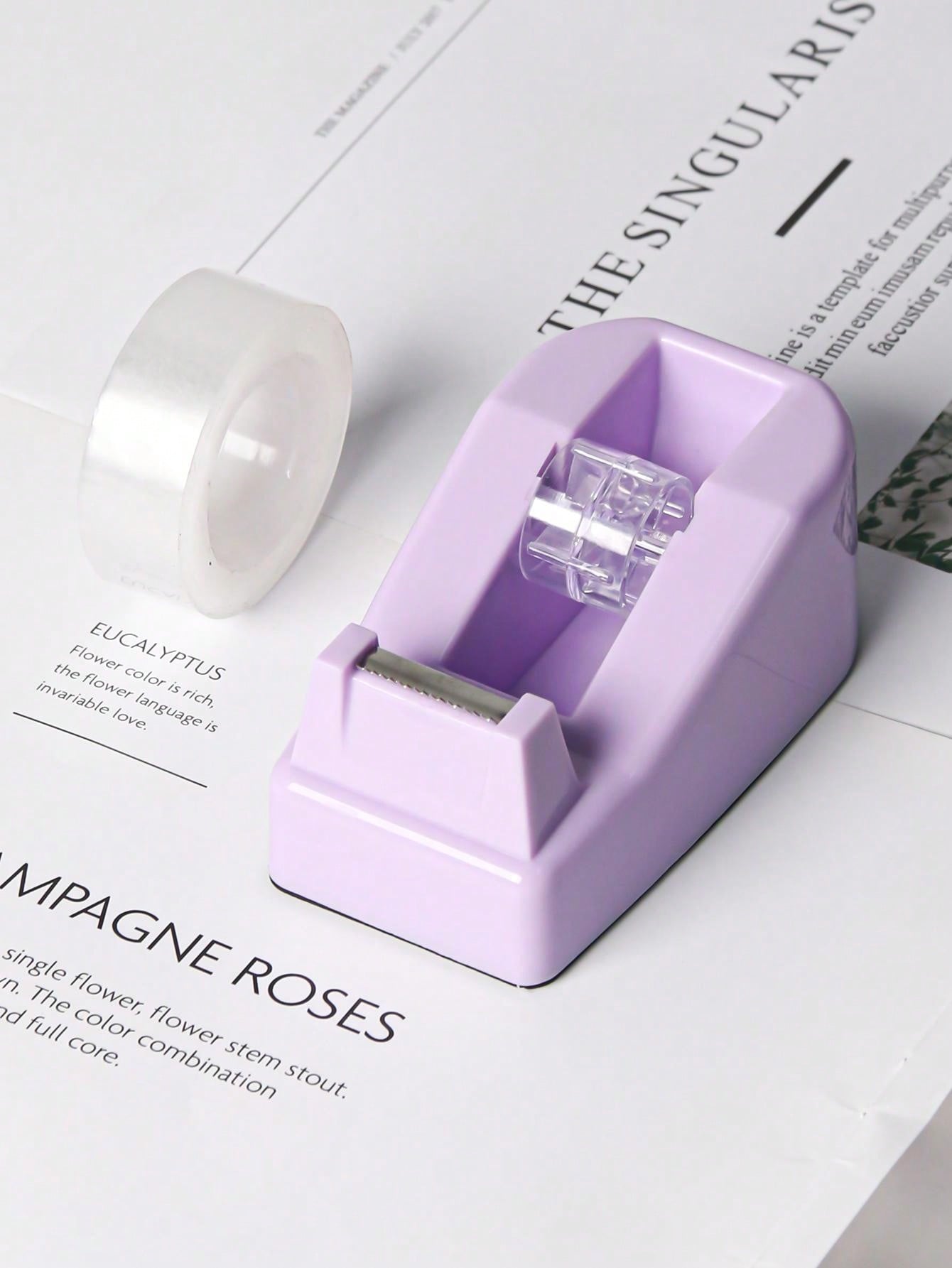 1 Set Of Purple Stationery Set, Including 1 Hole Puncher, 1 Stapler, 1 ...