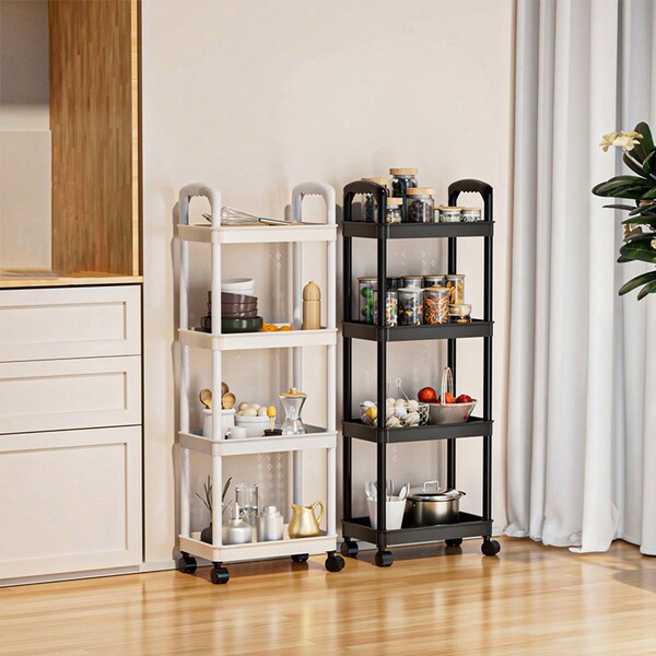 1pc Four-layer Rolling Storage Cart | SHEIN USA