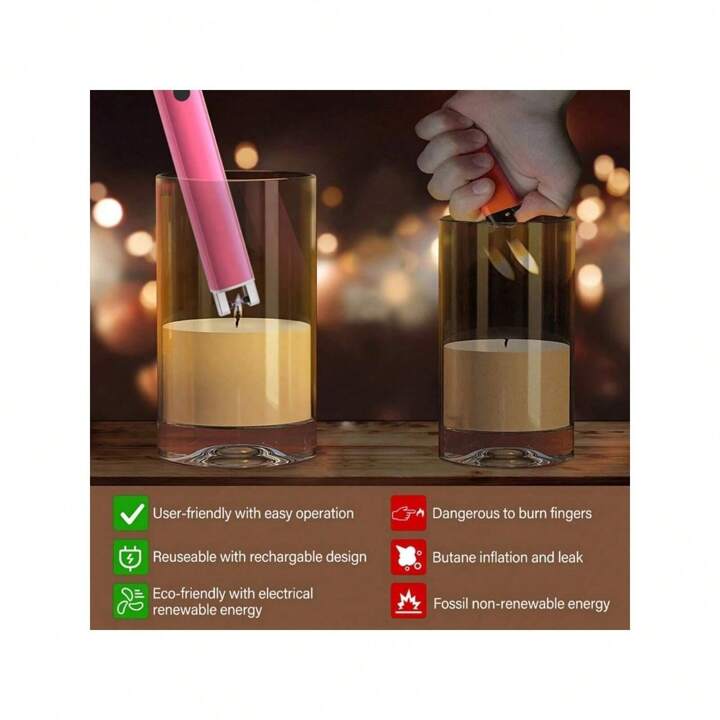 1pc, USB Charging Ignition Stick Lighter, Aromatherapy Candle Extended ...