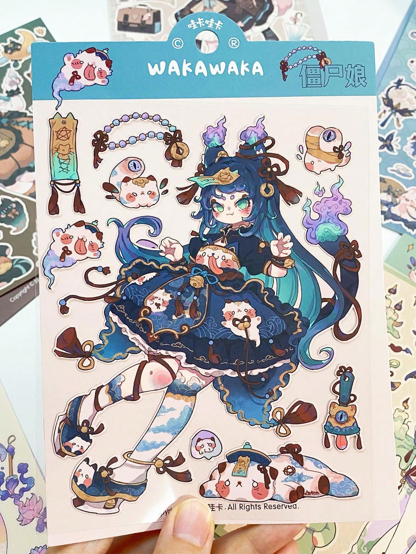 1pc Cartoon Girl Pattern Sticker For Journal Decoration | SHEIN USA