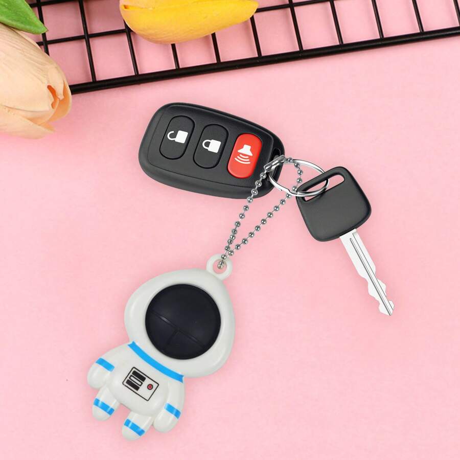 Key Ring Fidgety Toy Key Chain 8cm Soft Plastic Astronaut Model ...