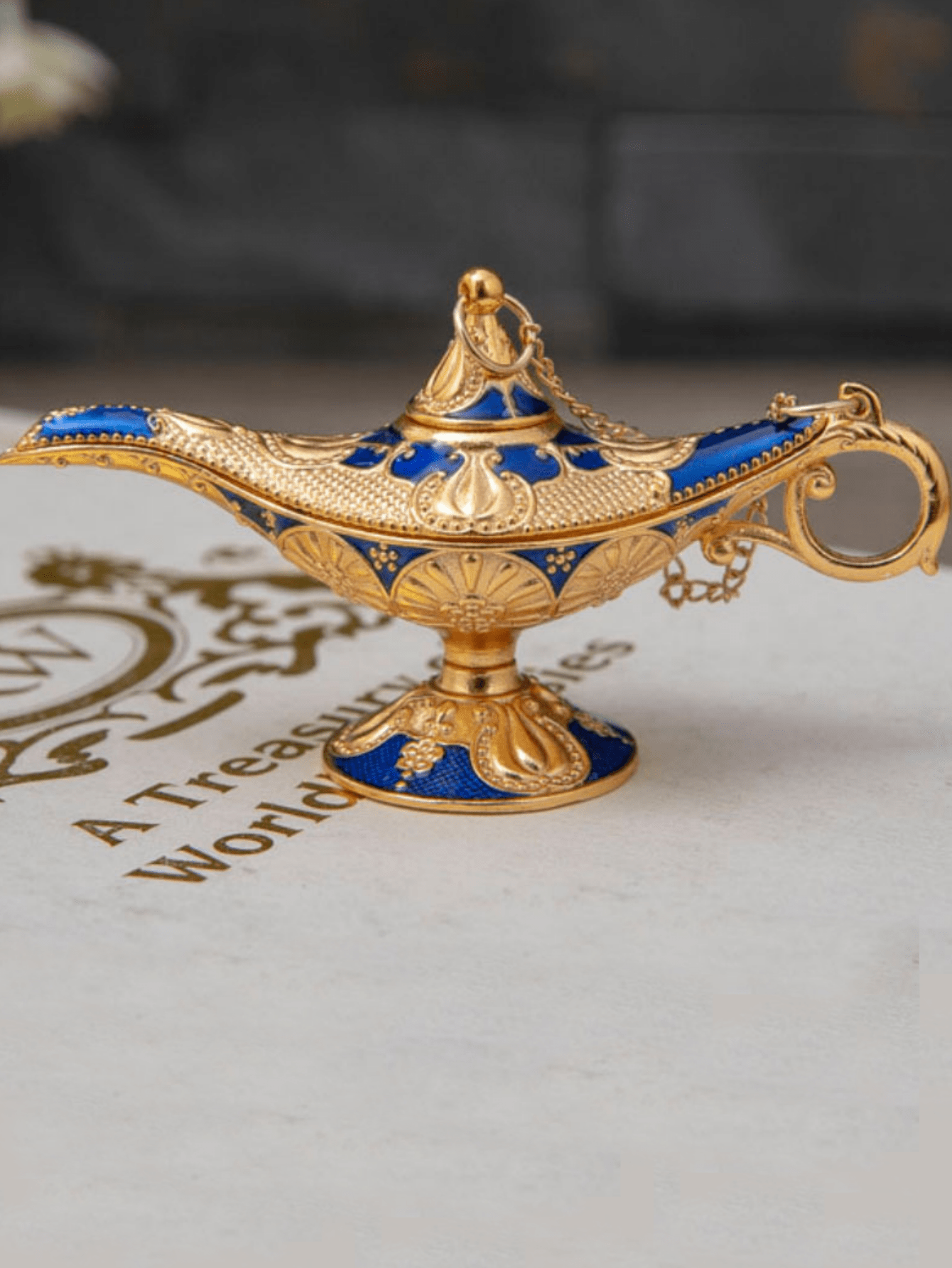 Magic Lamp Design Creative Vintage Home Decor Metal Ornament ...