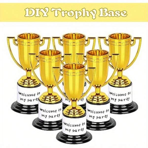 Mini Trophies, 10-30 Pcs Gold Trophy Award, Plastic Trophies for , 4 ...