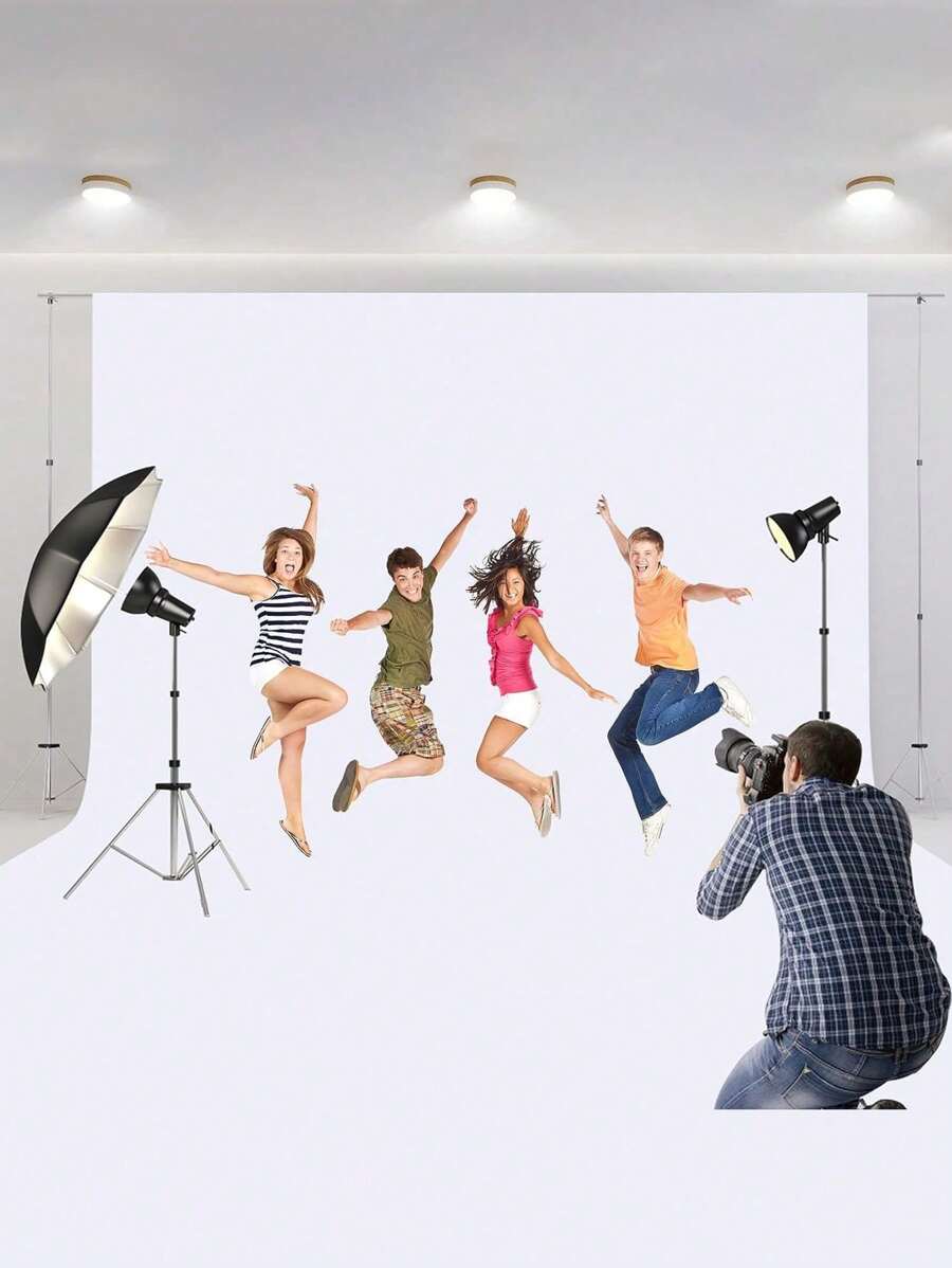 1pc Large White Photography Backdrop 118*78inch, White Curtain Backdrop ...