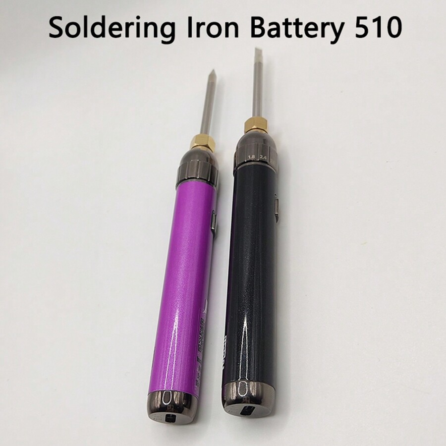 1pc,Soldering Iron 510 Thread Battery 650mAh With USB-C Charging Port ...
