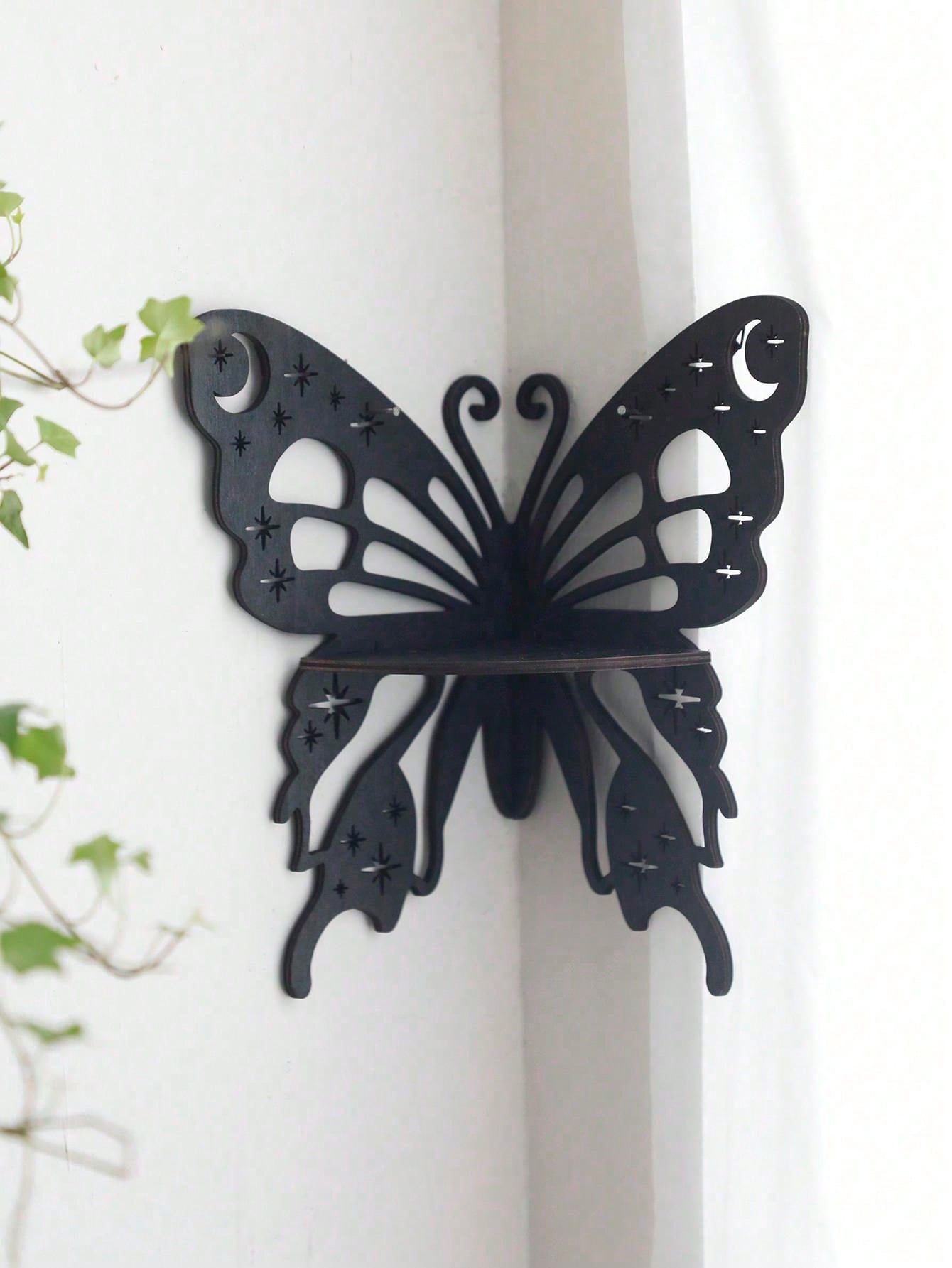 New Butterfly Right Angle Corner Hollow Creative Shape Shelves ...