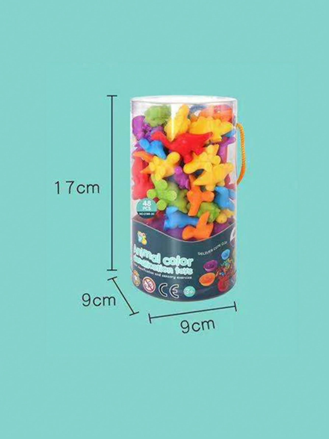 A Set Of Rainbow Counting Soft Rubber Toys For Family, Early Education ...