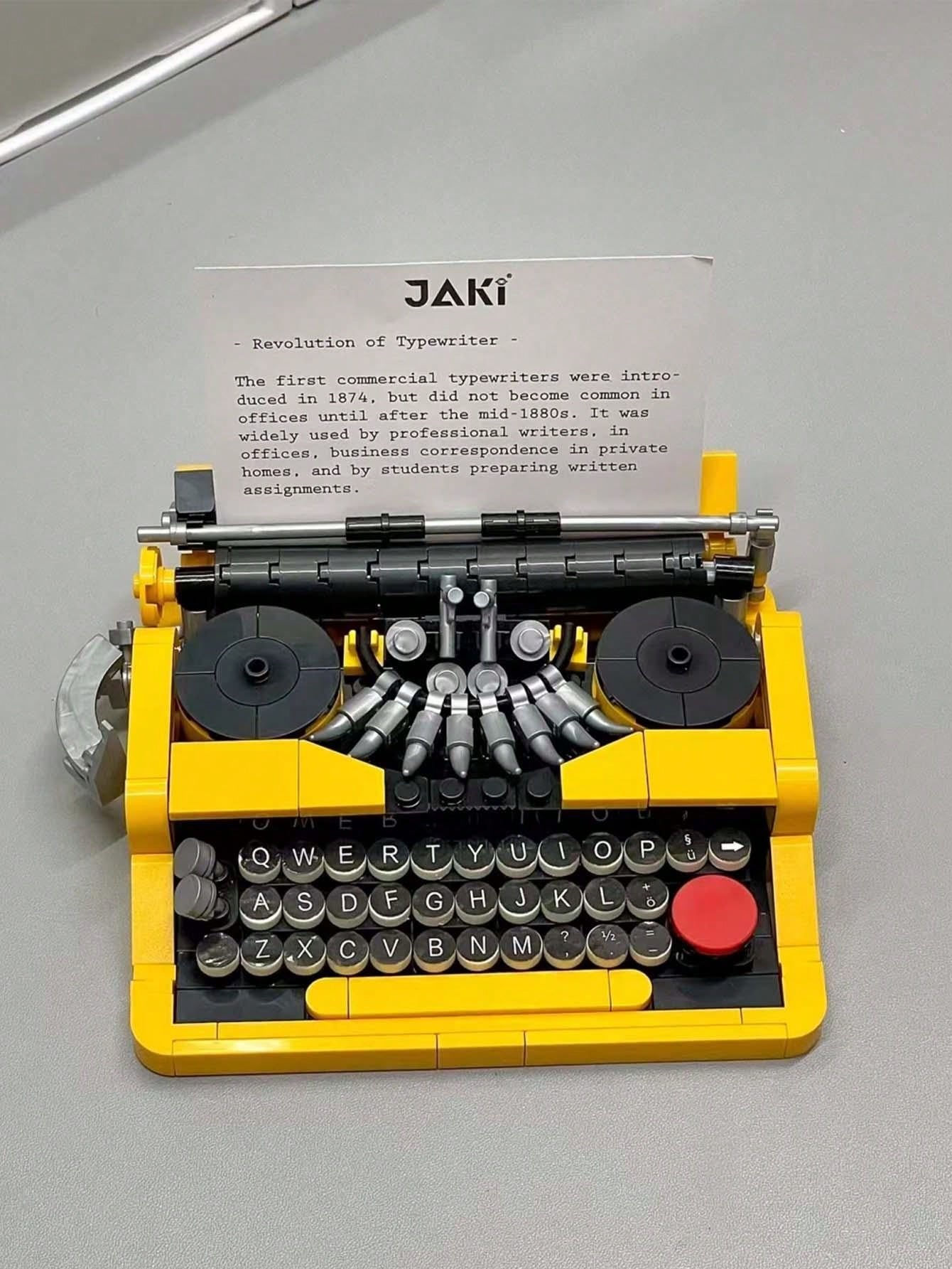 JAKI Conjunto De Blocos De Construção De Máquina De Escrever Mecânica ...