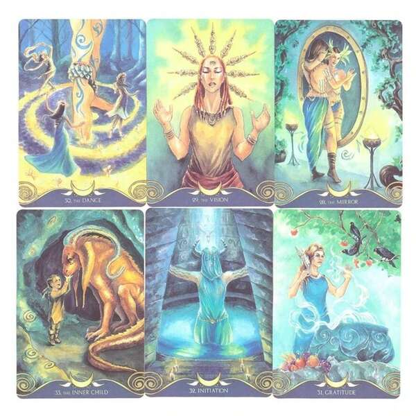 The Goddess Temple Oracle Cards English Visions Divination Edition ...