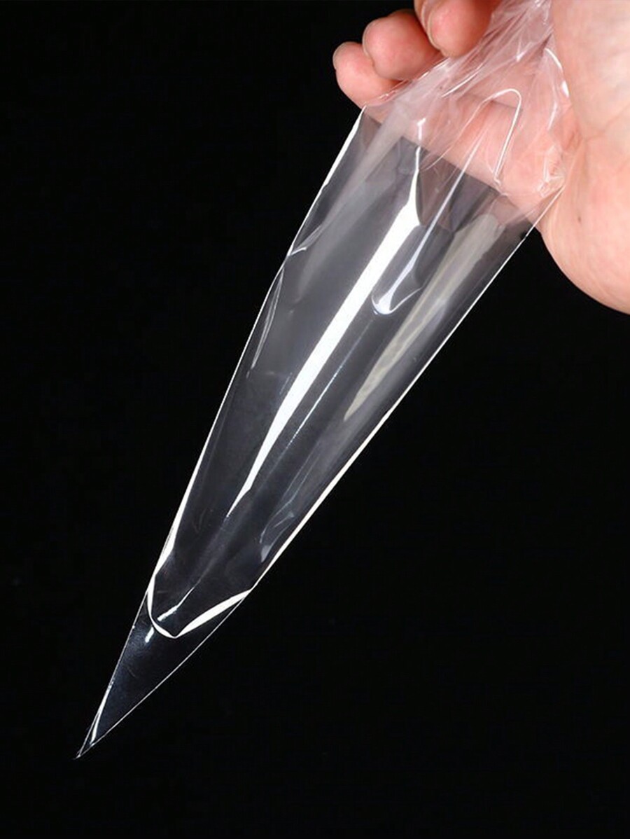 100pcs Clear Triangle Candy Packaging Bag, Suitable For Diy Wedding ...