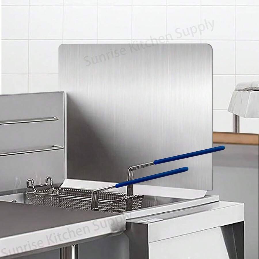 Stainless Steel Fryer Splash Guard - Universal 1 | SHEIN USA