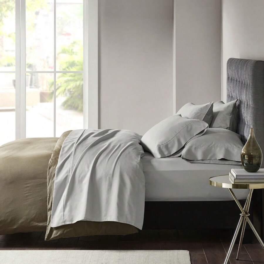 Blend Sateen Sheet Set | SHEIN USA
