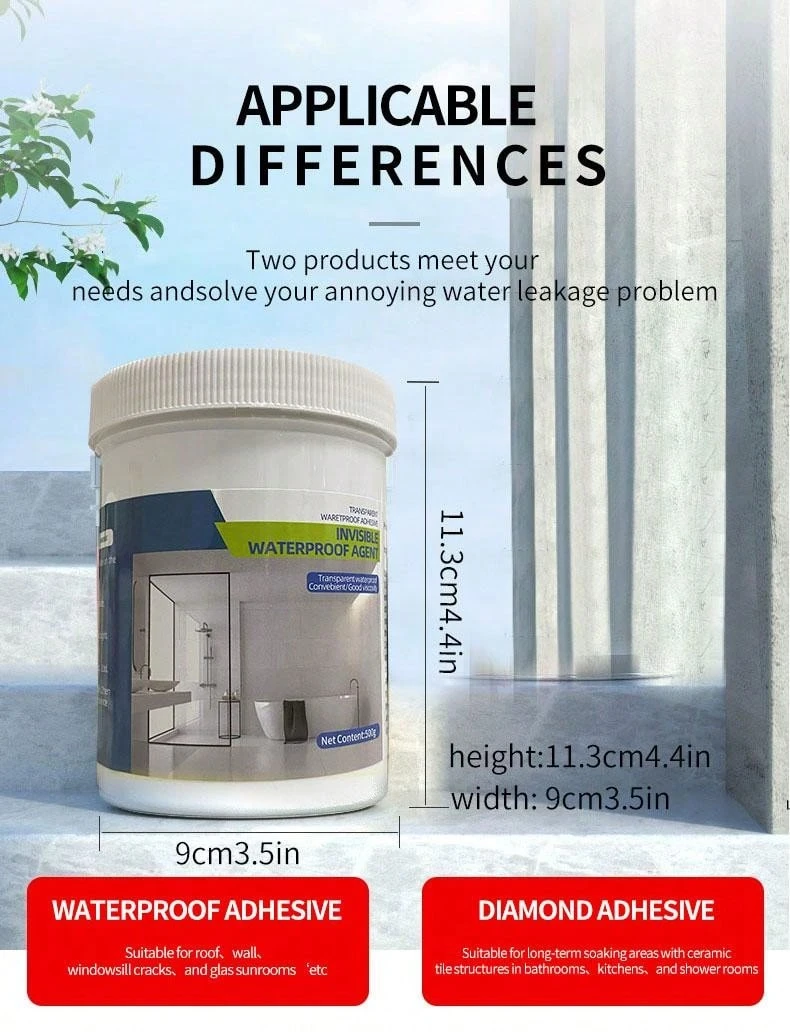 Transparent Waterproof Adhesive For Bathroom Window, Roof, Window Sill ...
