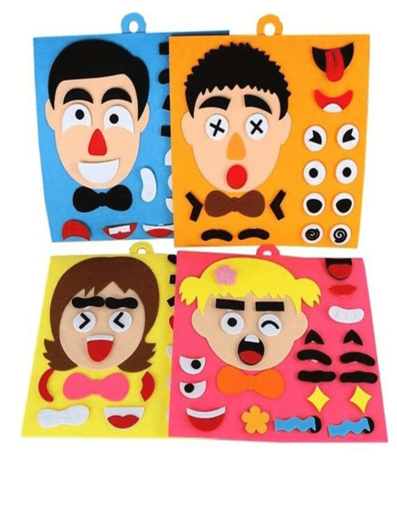 Mom 1PC Felt DIY Expression Toy, Fun Puzzle Game: Teach Kids Facial ...