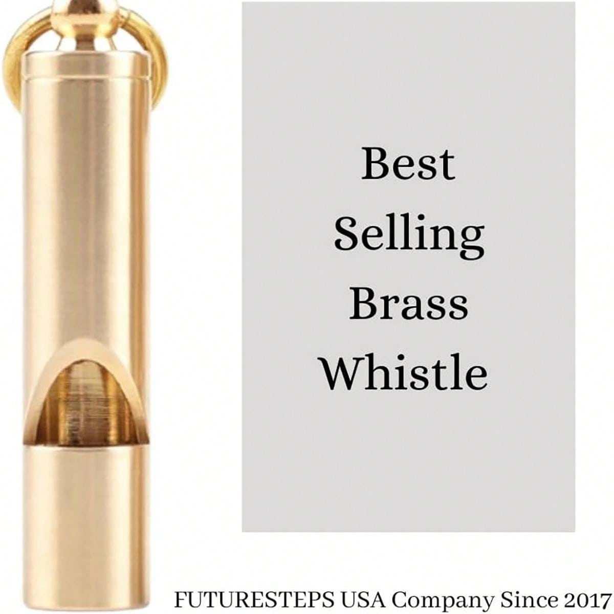 3pcs yellow Loudest Brass Whistle | Best Premium Emergency Whistle ...