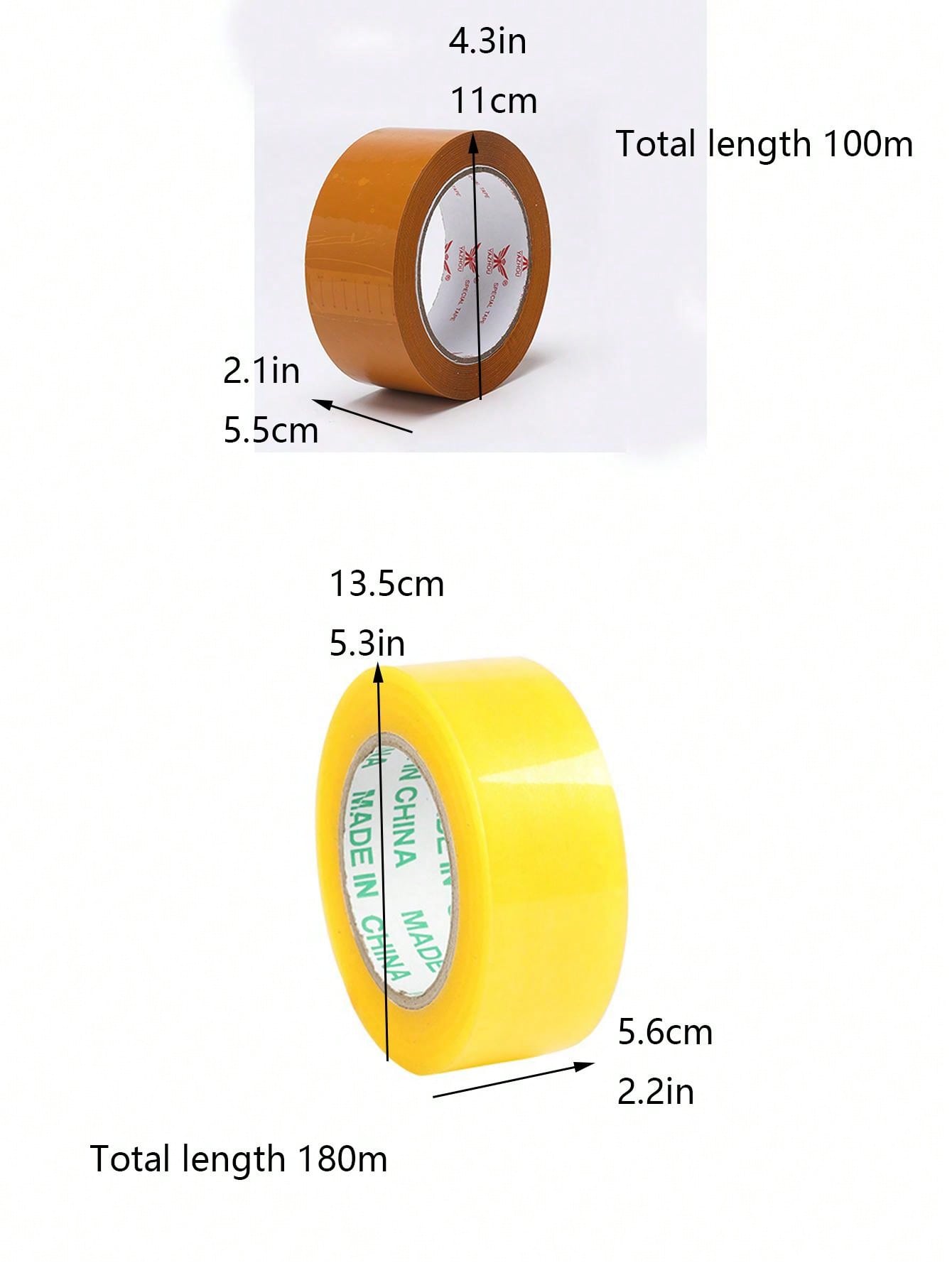 1 roll of 100m box sealing tape, moving logistics, express delivery ...