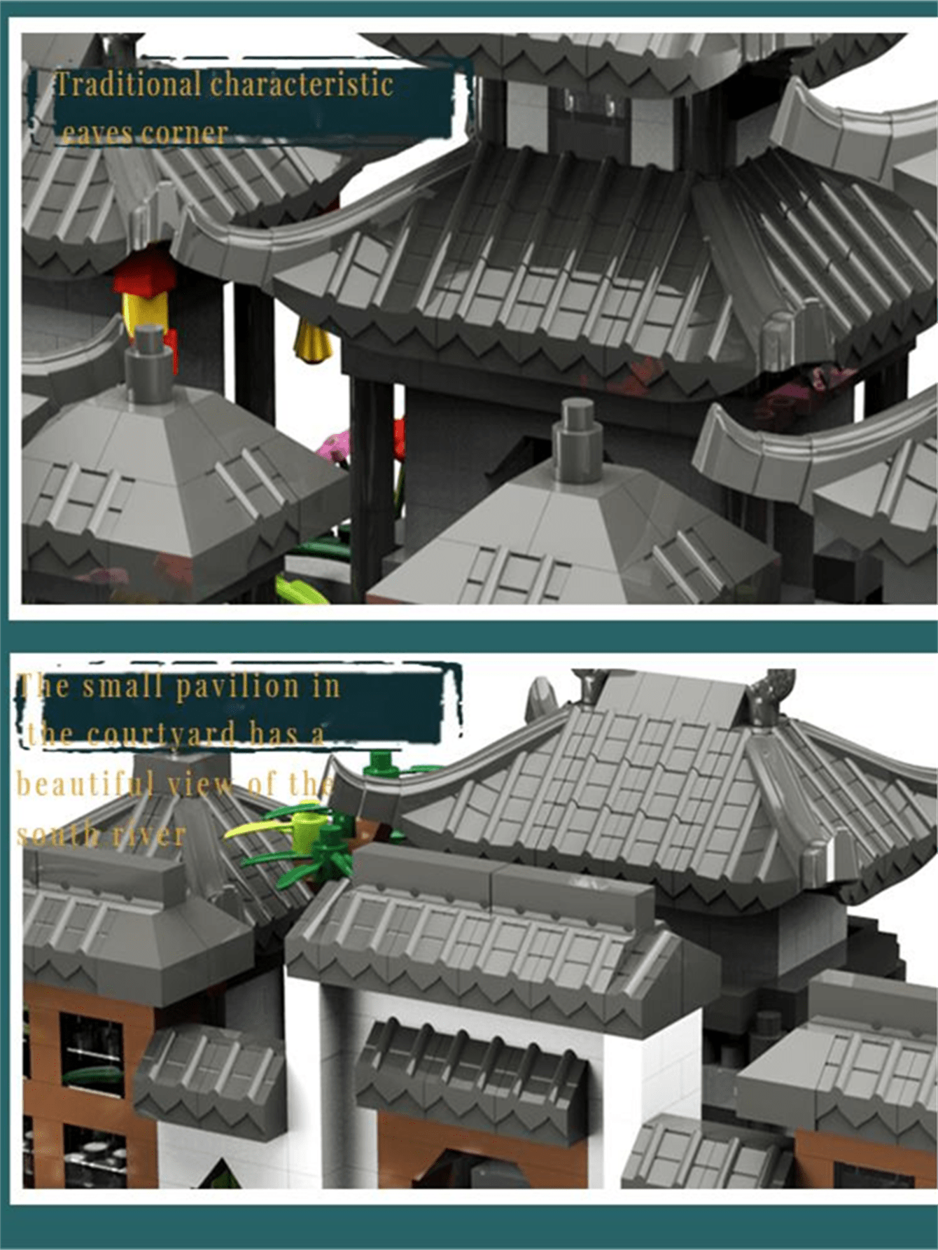 Puzzle En Blocs Chinois Miniatures Du Jardin De Suzhou, Cadeau Pour ...