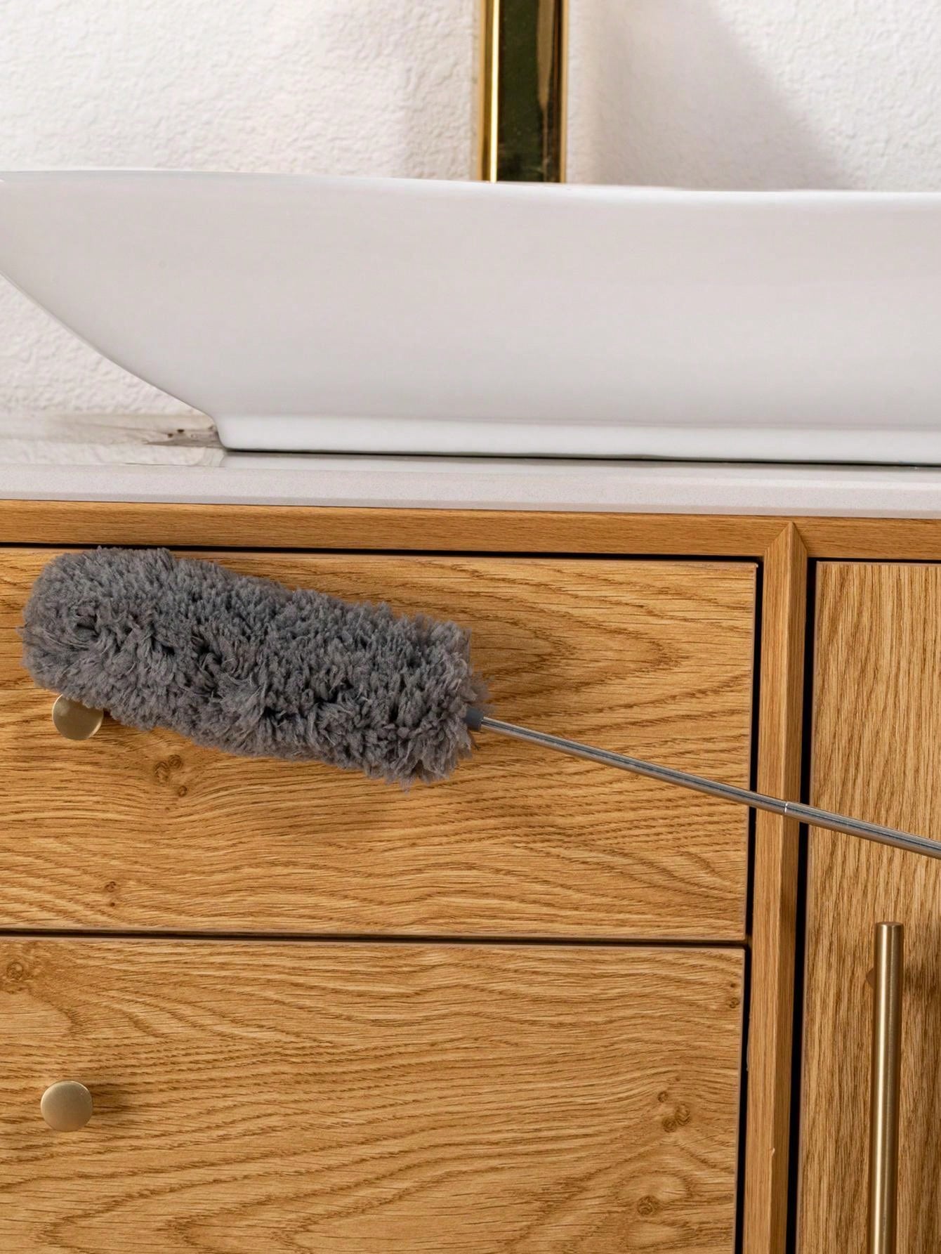 Telescopic Small Duster Flexible Stainless Steel Household Feather ...