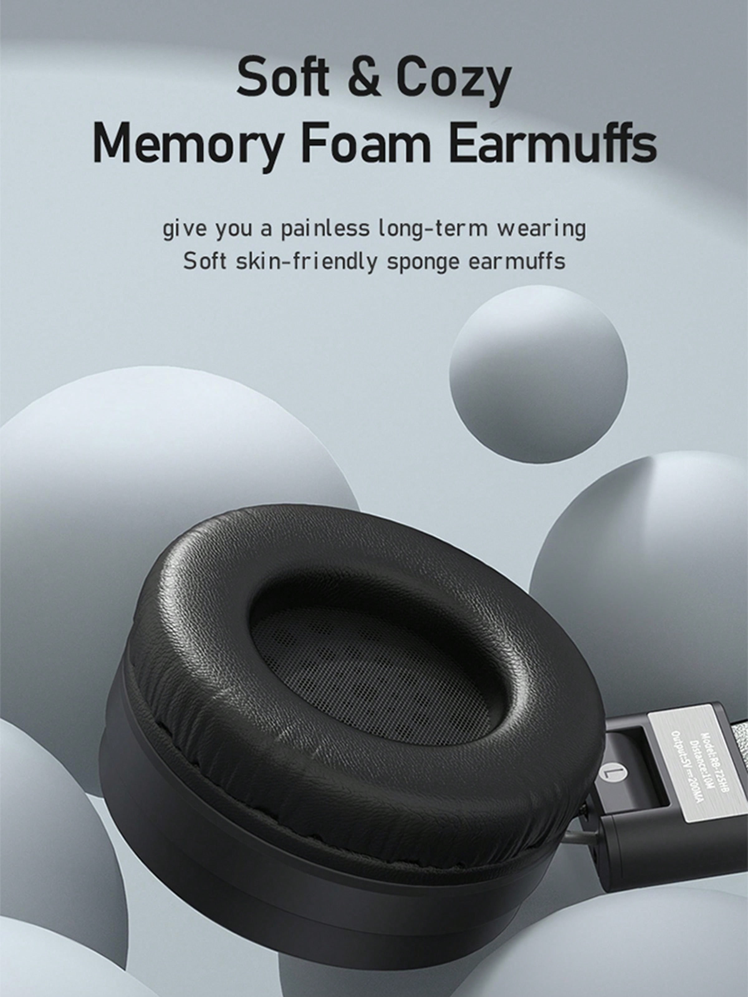 Remax Wireless Headset, Wireless And Wired Use, Over Ear Stereo Dual ...