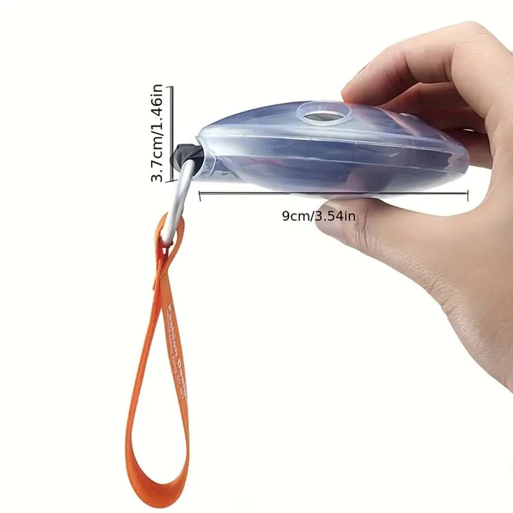 1PC Small Disc -Friendly Retractable Bag, Reusable Folding Shopping Bag ...