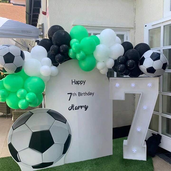 Football Theme Balloons Column