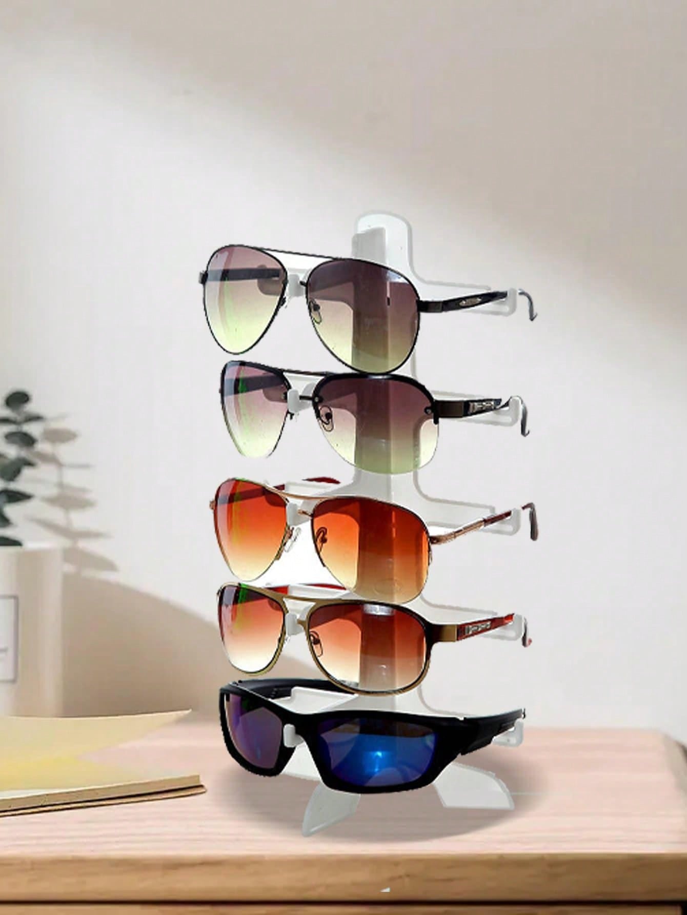 5 Pairs Of Colored Transparent Plastic Eyeglass Frames, Sunglasses ...