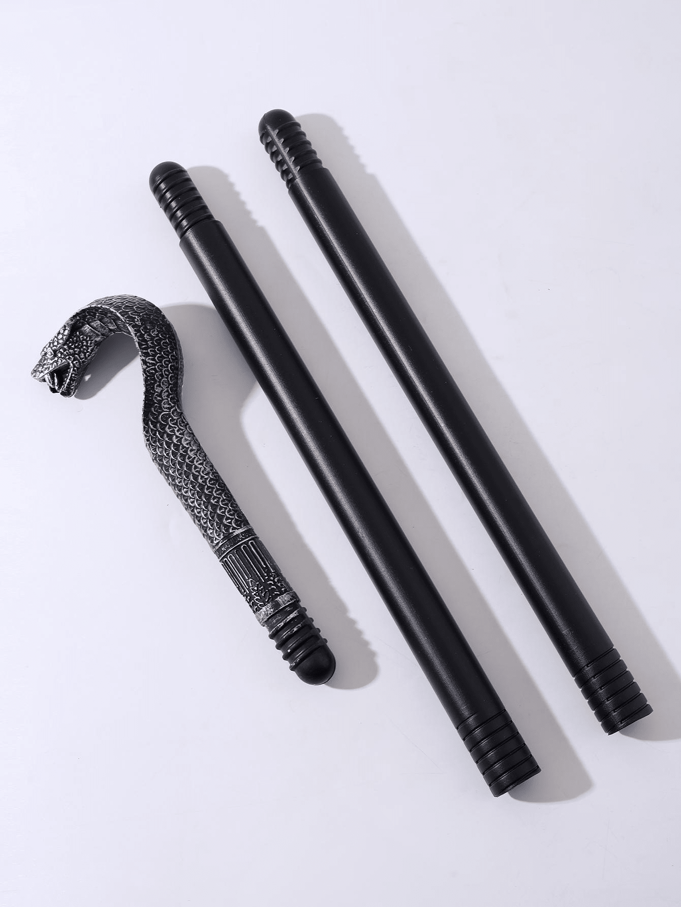 1pc Male/female Golden Snake Head Detachable Staff Prop For Party ...