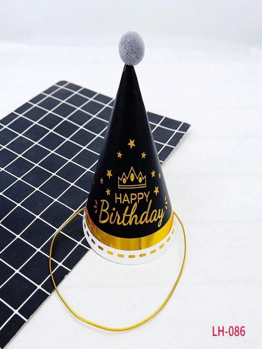 New Birthday Party Hat, Rainbow Paper Cap Paper Quality, Party Supplies ...